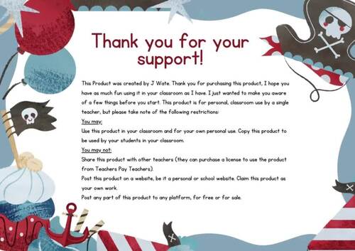 Birthday Certificate Template Pack in Pirate Adventures Theme for Birthdays