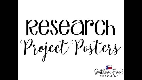 Country Research Project Posters BUNDLE by Southern Fried Teachin