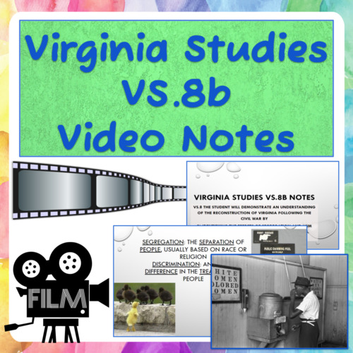 Virginia Studies VS.8b Notes Recording by Land of Learning by Laura