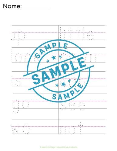 Pre-primer Dolch words Tracing worksheets | TPT