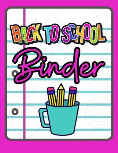 Teacher Binder Covers and Dividers Pack: Back to School & End of Year ...