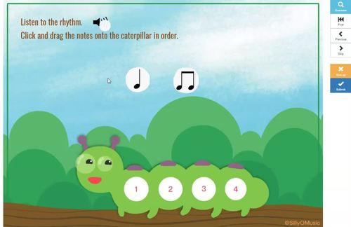 Music Distance Learning: Caterpillar Rhythms Bundle - BOOM Cards by ...