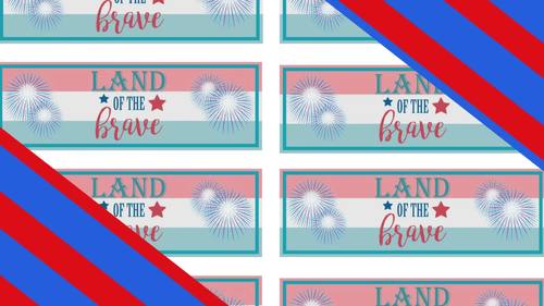 4th of July Independence Day Bookmarks - Set of 20 by HappyEdugator
