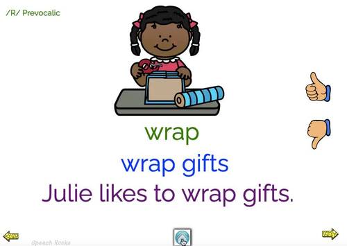 Articulation R - Winter Themed Boom Cards by Speech Rocks | TPT