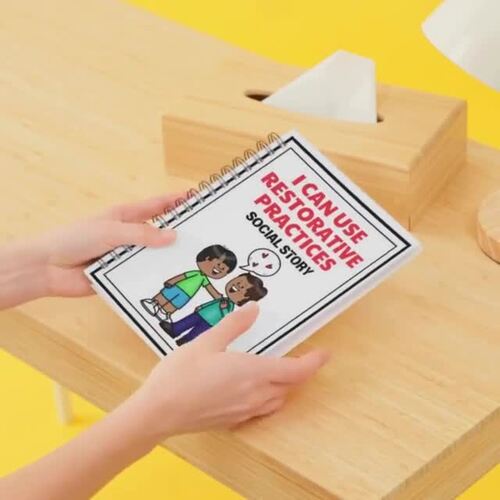 Restorative Practices Social Story Poster & Self-Reflection Worksheet ...