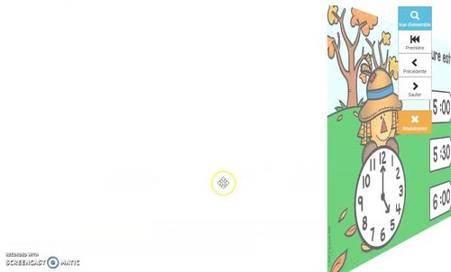 French Telling Time | Quelle heure est-il? BOOM CARDS Distance Learning