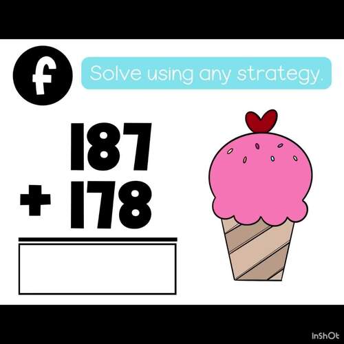 Ice Cream-Themed Addition & Subtraction with Regrouping Task Cards ...