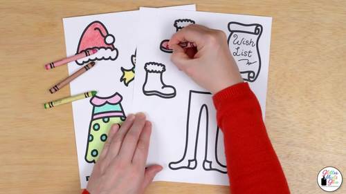 Elf Craft & Christmas Writing Prompts: Elf Yourself Activity & Body ...