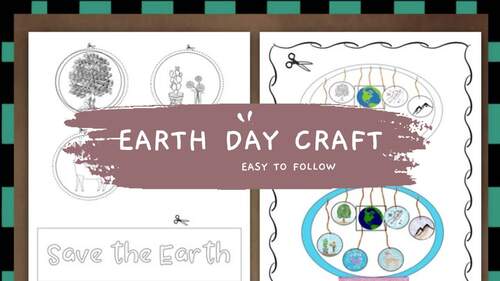 Earth day craft by Learn with Ms AD | TPT