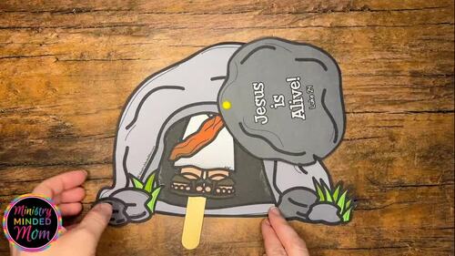 Jesus Resurrection Craft | Empty Tomb Craft for Christian Easter Sunday ...