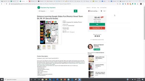 Distance Learning Google Slides Fun Phonics R controlled er,ir,ur ...