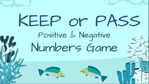 Negative & Positive Number Integers Add, Subtract, Multiply, Divide ...