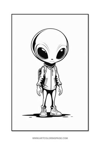 Discover Fun and Creativity with Kids Coloring Alien Cute Vol 9!