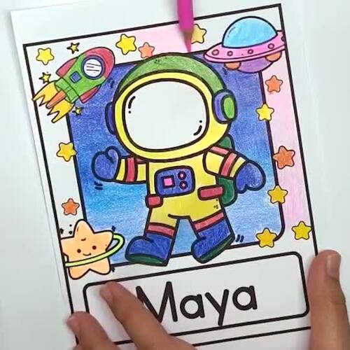 Editable Astronaut Name Tags, Labels Space Theme Classroom Decor, Back ...
