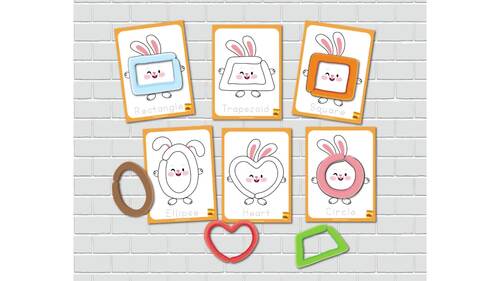 Bunny Shapes Play Dough Mats, Printable Play Doh by Clever Busy Kids