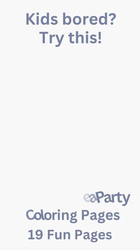 Forest Tea Party Coloring Pages: Animals Coloring Pages for Kids by InkyJoy