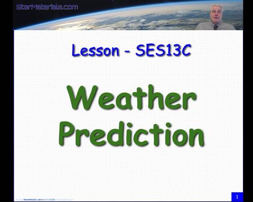 Complete STAR* Video Lesson on WEATHER PREDICTION for Distance Learning