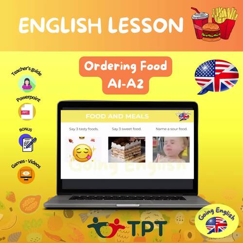 Food - PowerPoint English ESL Lesson 10: Review (10/10) by Going Languages