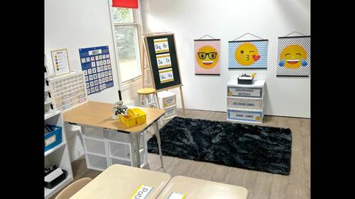 Educators & Emojis Theme Organized Teacher's Tool Kit + Decor Pack