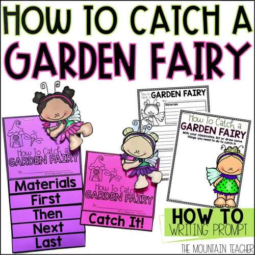 How To Catch a Garden Fairy Spring Writing Prompt and Bulletin Board Craft