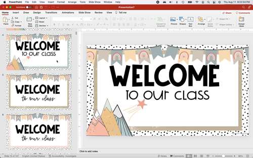 Daily Google Slides Template l Modern Calm Neutral l PowerPoint | TPT