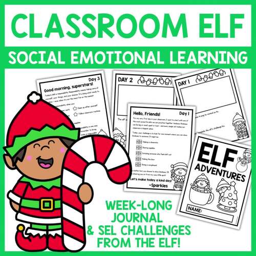 Classroom Elf | Christmas Social Emotional Learning Activity | SEL ...