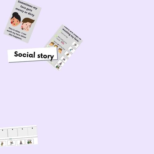 Face washing social narrative story, visual prompts, activity analysis ...