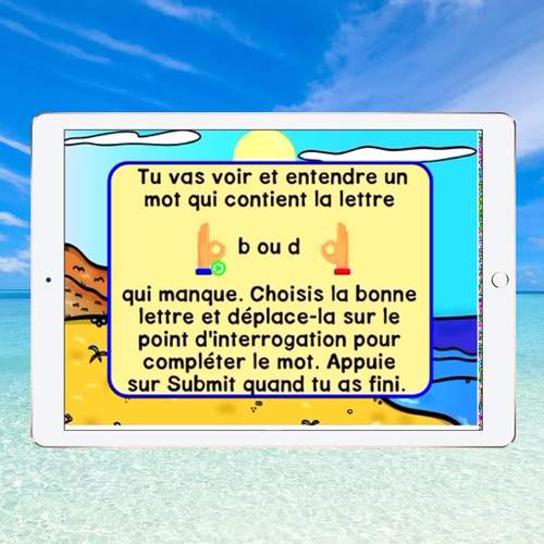 Confusion visuelle b ou d écoute lis et choisis la lettre | Cartes Boom