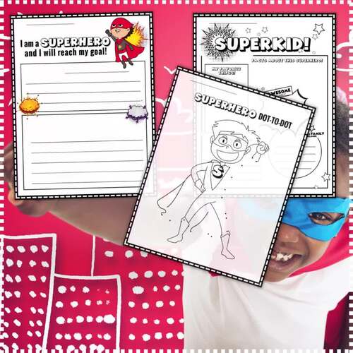 Superhero Theme Activities: Fun and Interactive Superhero Worksheets!