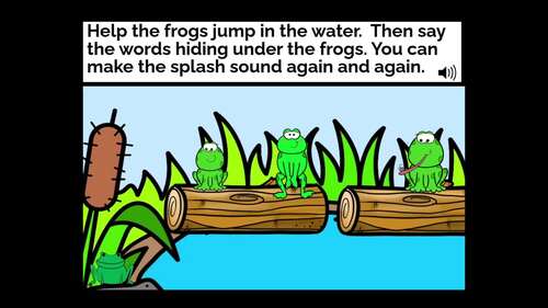 Jump the Frog – Initial /k/ & /g/ Articulation (Boom Cards™) | TPT