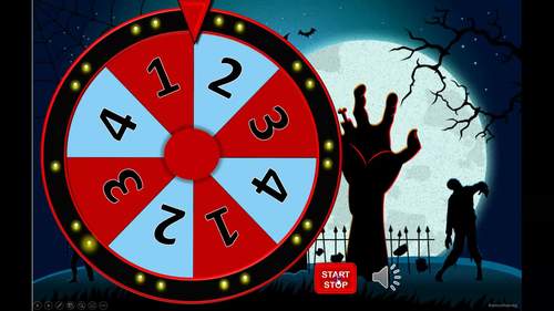 Halloween Game Spinner by Acres of Learning | TPT