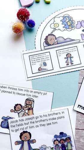 Joseph and His Brothers Bible Activities for Sunday School Lesson or ...