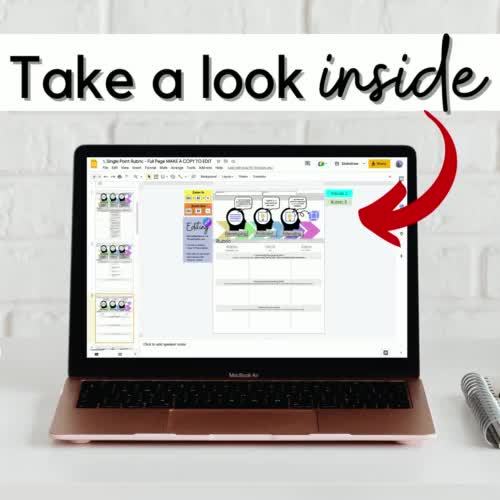 Editable Rubric Template Bundle for ELA, Socials, Science, Math or Writing