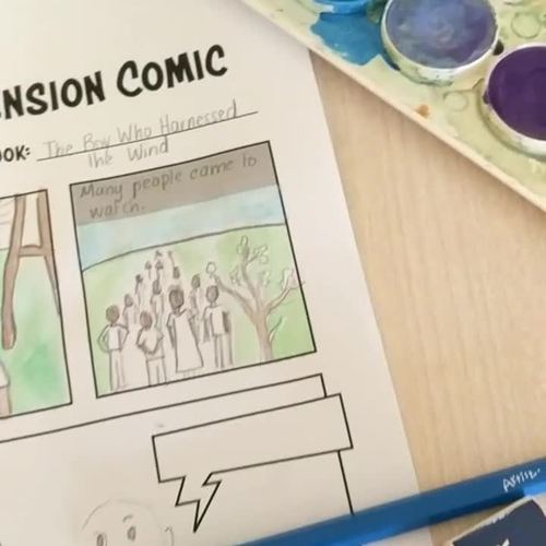 Make a Comic Printable Activity | Reading Comprehension Summary | TPT