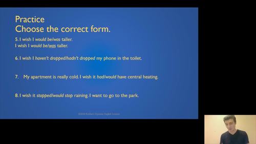Digital Grammar Presentation + Video Lesson: Wish | TPT