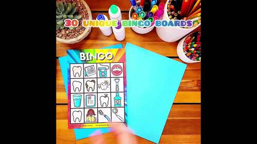 Dental Health Bingo Activities for Learning Related Vocabulary & Concepts