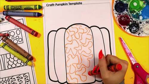 Autumn Pumpkin Craft and Writing Prompt Worksheets | TPT