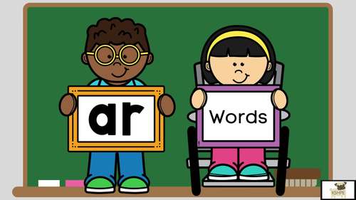 AR Words, R-Controlled Vowels, Video and Slides, eBook, Phonics Reading