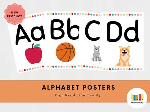 Alphabet Posters by Teach Resourcefully | TPT