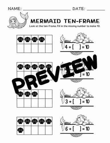 Ocean Theme Addition and Subtraction Worksheets | Fun Math Activities ...