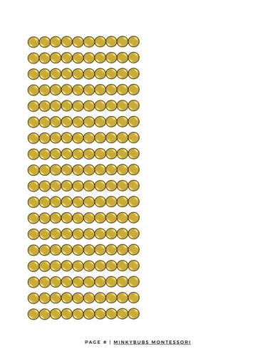 Montessori Printable Addition Snake Game Bead Bars Homeschool | TPT