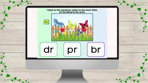 Beginning Blends Spring (Boom Cards with Audio) by Living and Loving ...