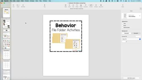 Behavior File Folder Activities by The Autism Helper | TPT