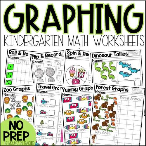 Bar Graphs and Picture Graphs for Kindergarten Counting and Graphing Unit