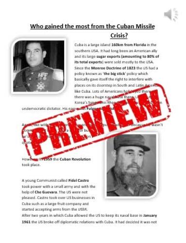 Cuban Missile Crisis - What Would You Do? by Dan's History Highway