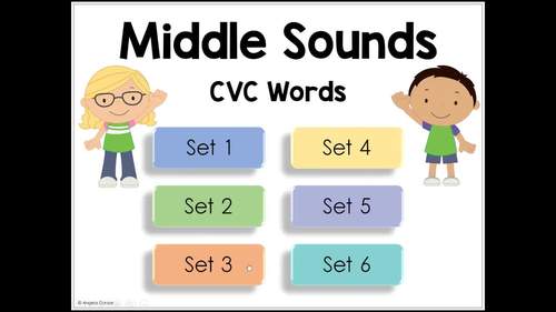CVC Words | Beginning Sound | Ending Sound | Short Vowel | Digital Task ...