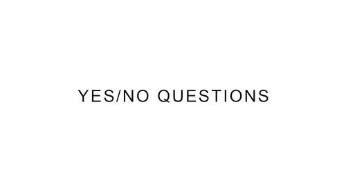 Yes/No Questions by American Sign Language Resources | TpT