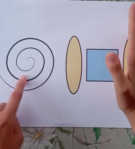 Mental gym, brain gymnastic with shapes, bilateral activities for brain ...