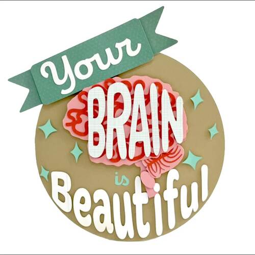 Neurodiversity Affirming Your Brain is Beautiful SVG cut file SPED ...