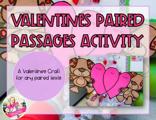 Valentines Paired Passages Activity | TPT